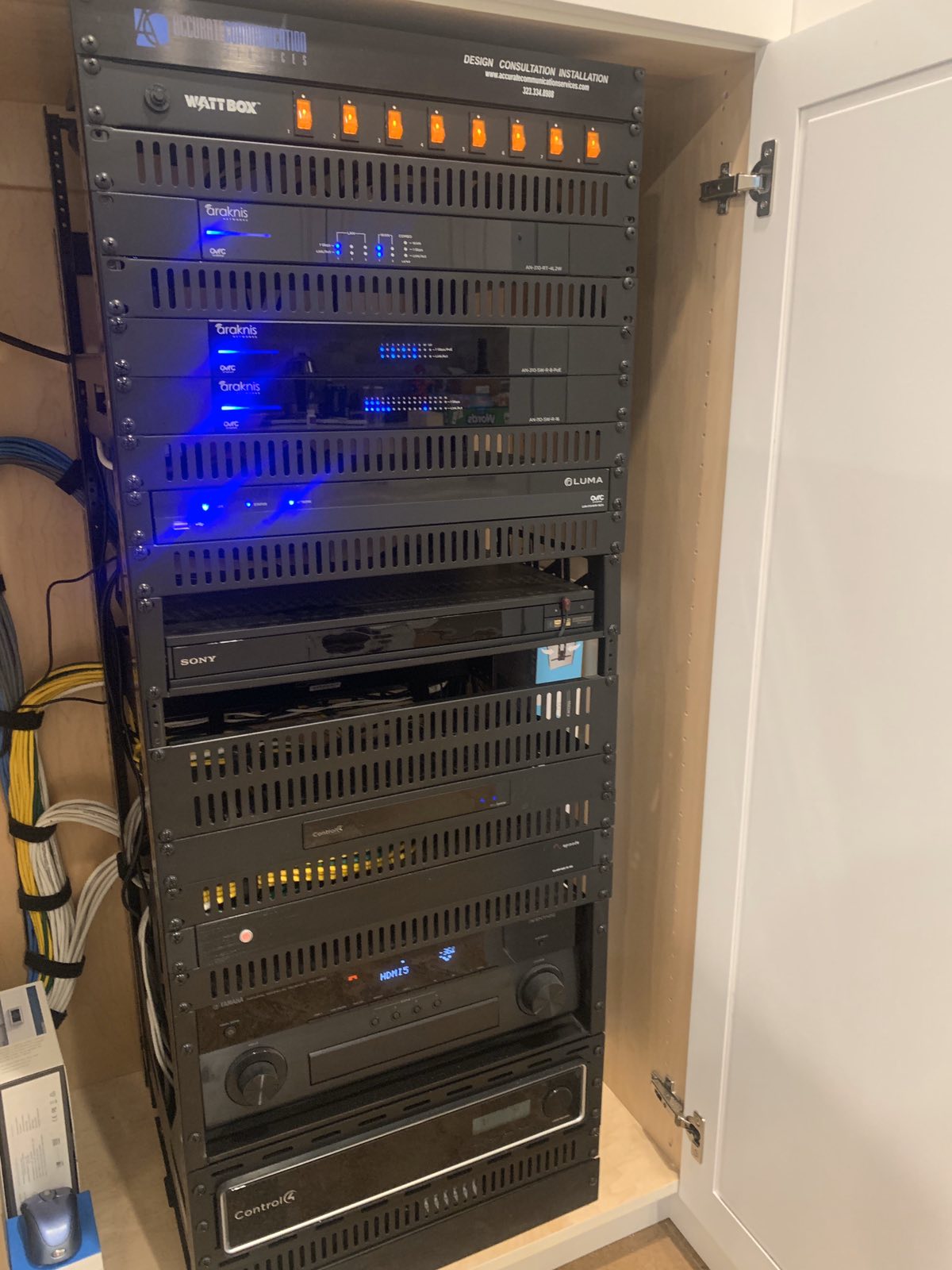 AV Closet, Media Closet | Accurate Communication Services Inc