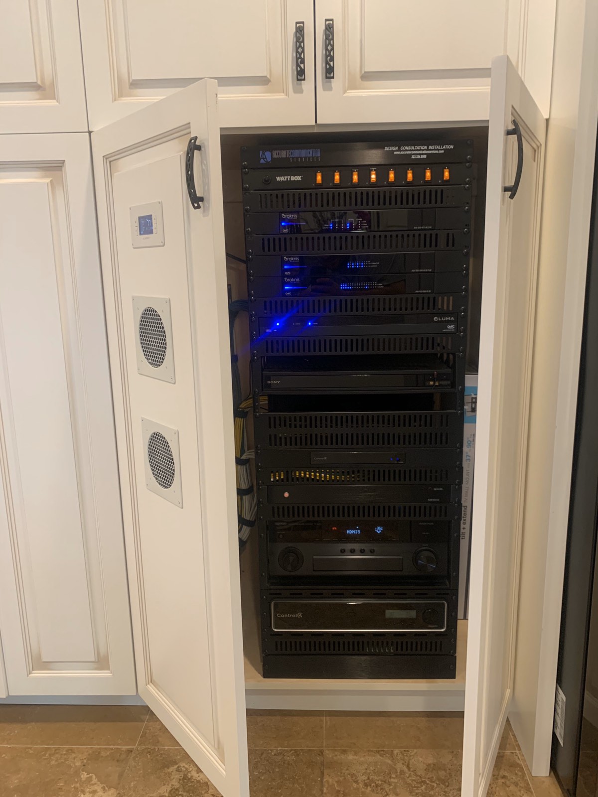 AV Closet, Media Closet | Accurate Communication Services Inc