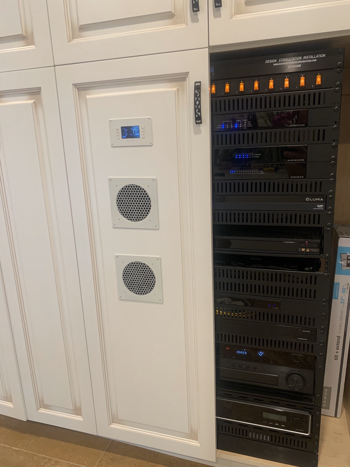 AV Closet, Media Closet | Accurate Communication Services Inc